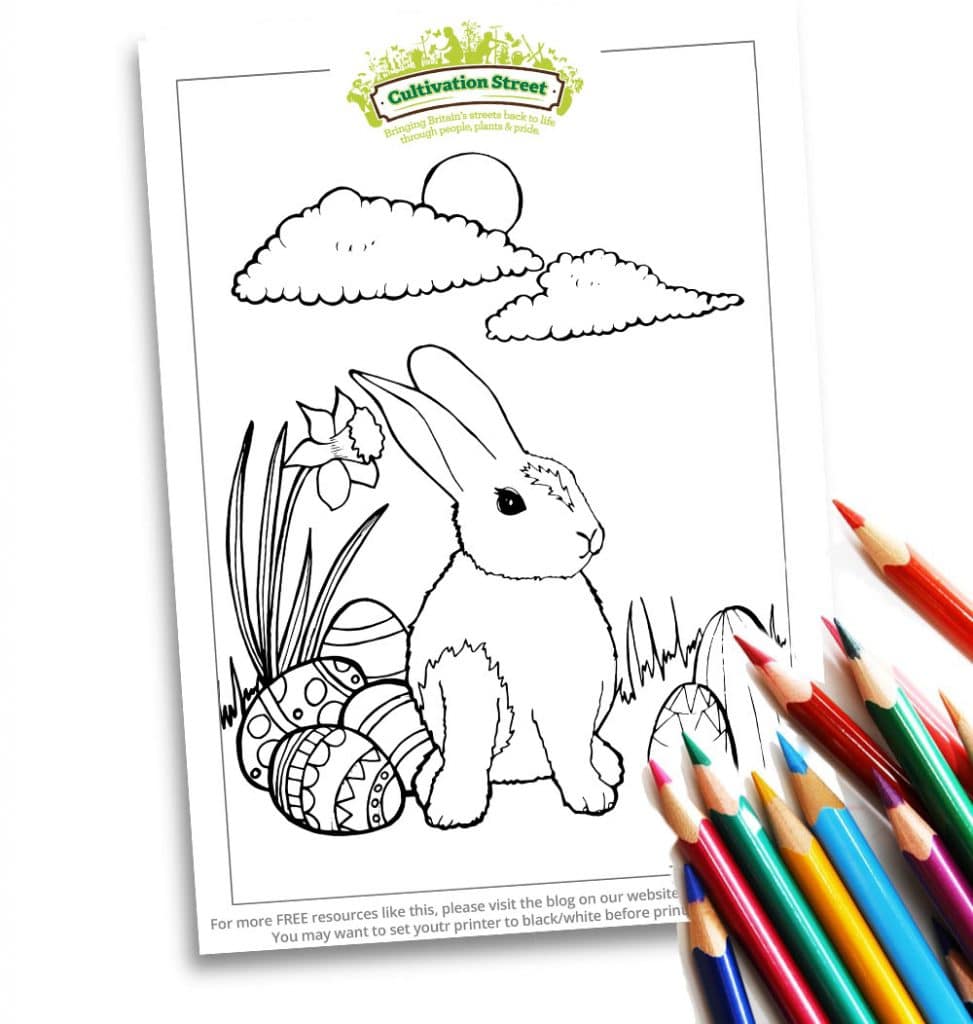 Easter Colouring | Activity Sheet - Cultivation Street
